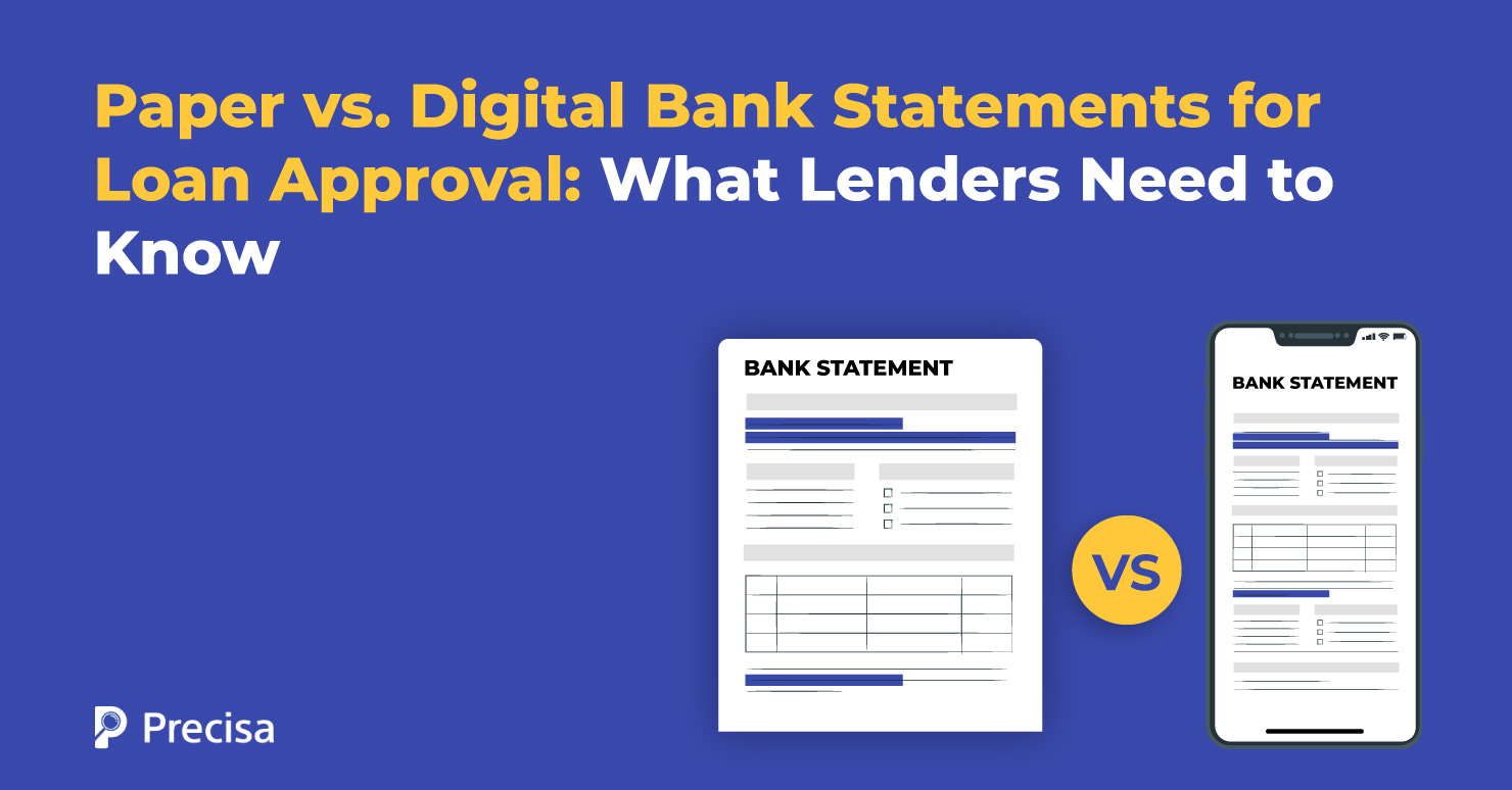 Paper vs Digital Statements: What Lenders Must Know